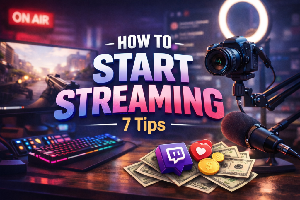 How to Start Streaming: 7 Tips